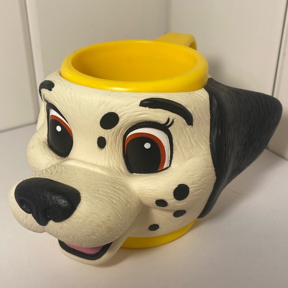 Disney | Dining | Vintage Disney Plastic Dog Mug 1 Dalmatians Pongo ...